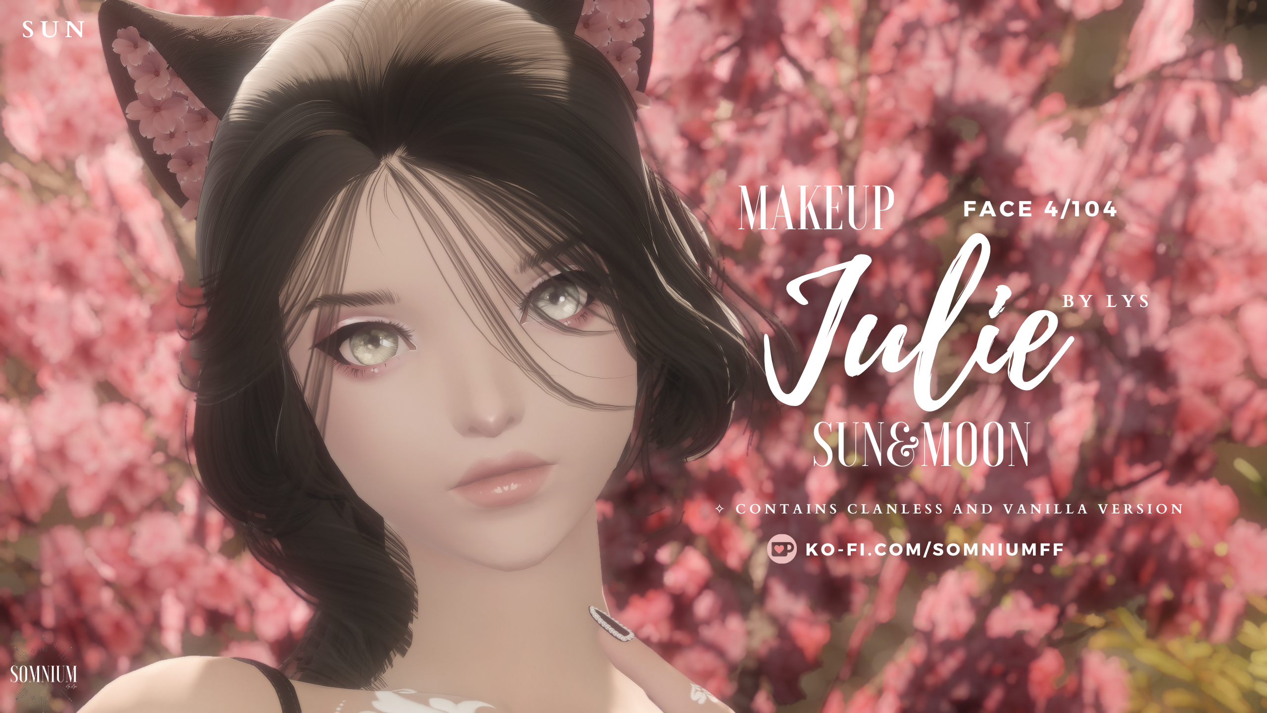 [Lys] Julie - Makeup - Face 4/104 - Sun&Moon - The Glamour Dresser ...