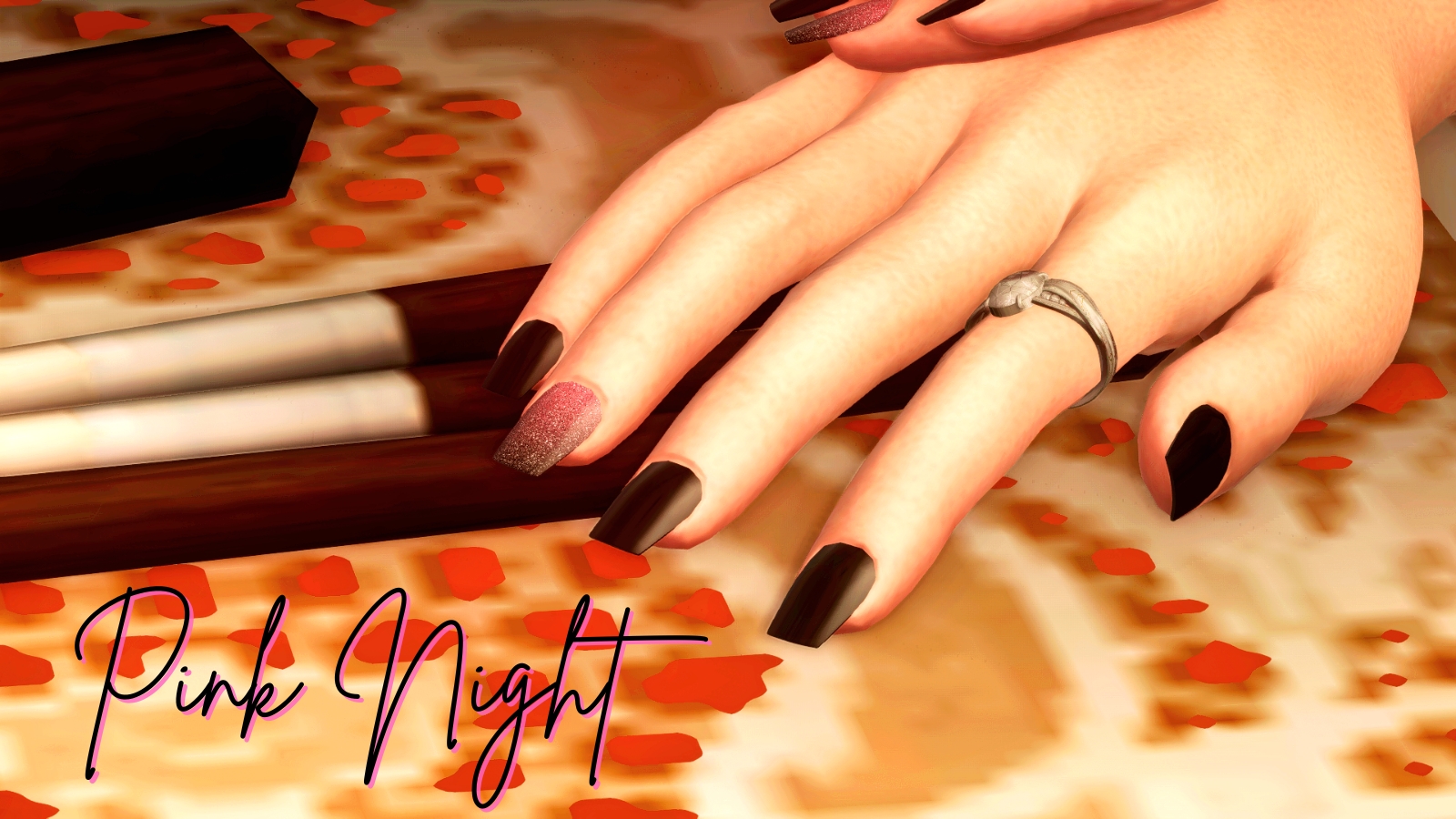 Pink Night-False Nails - The Glamour Dresser : Final Fantasy XIV Mods ...