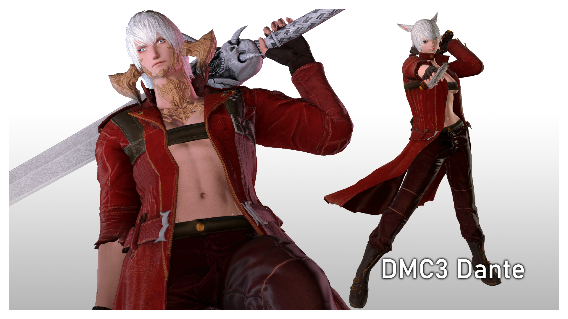 DMC3 Dante - The Glamour Dresser : Final Fantasy XIV Mods and More