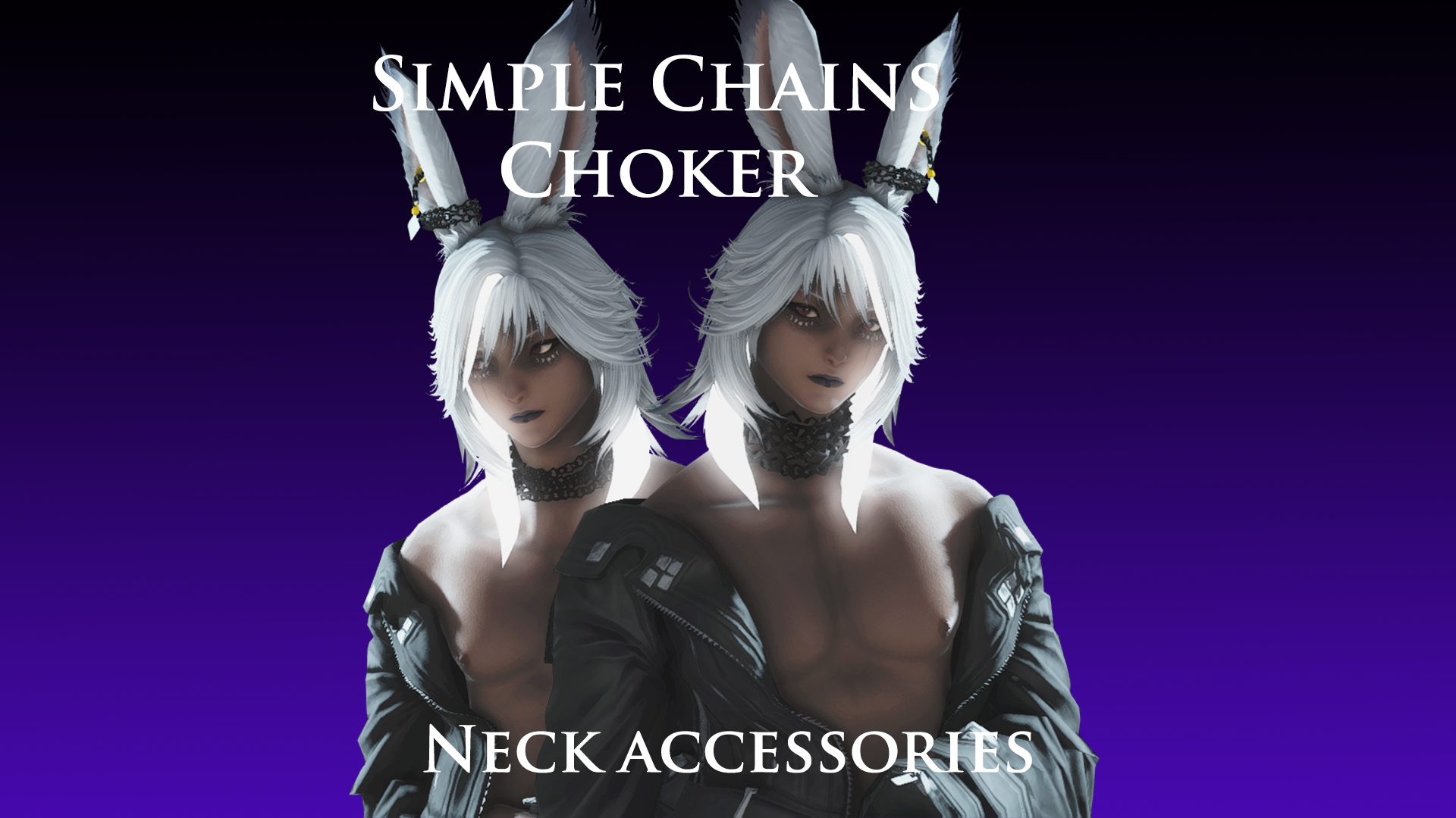 [DT Updated]Simple Chains Choker - The Glamour Dresser : Final Fantasy XIV Mods and More