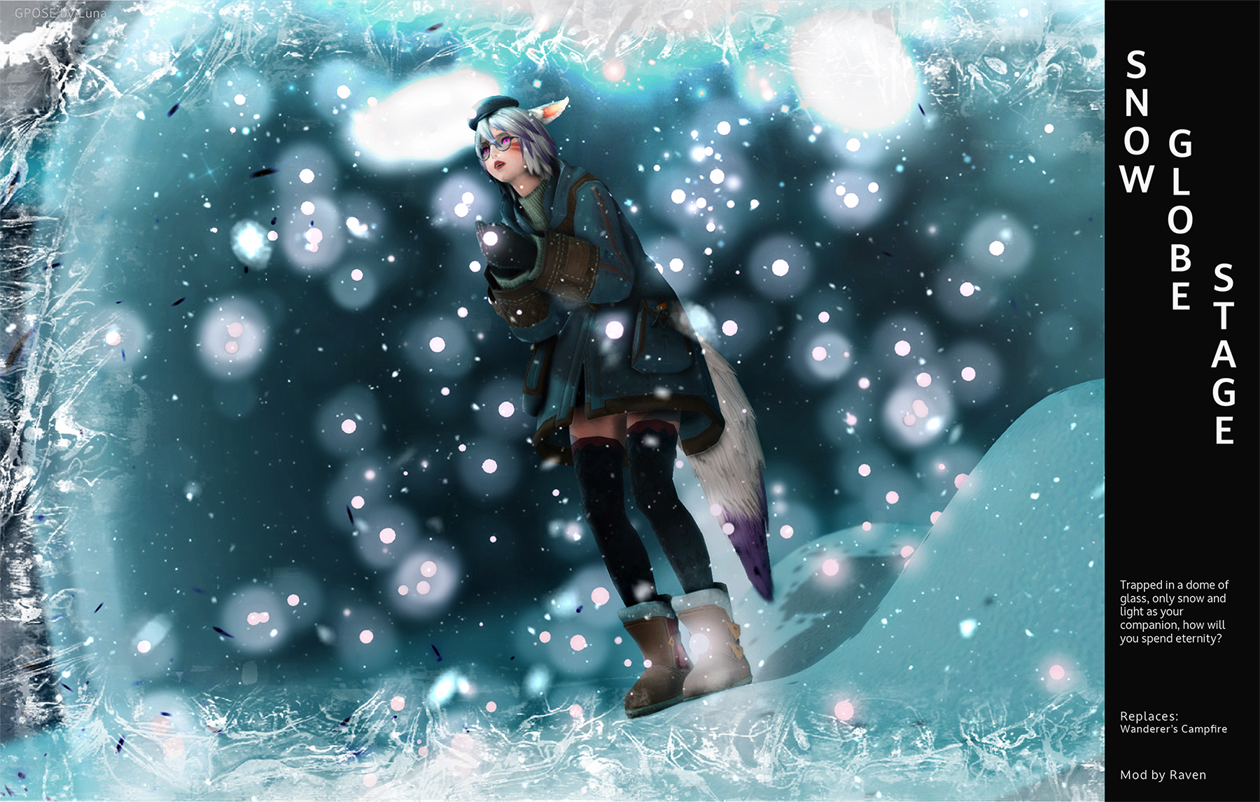 Snow Globe Stage | Prop - The Glamour Dresser