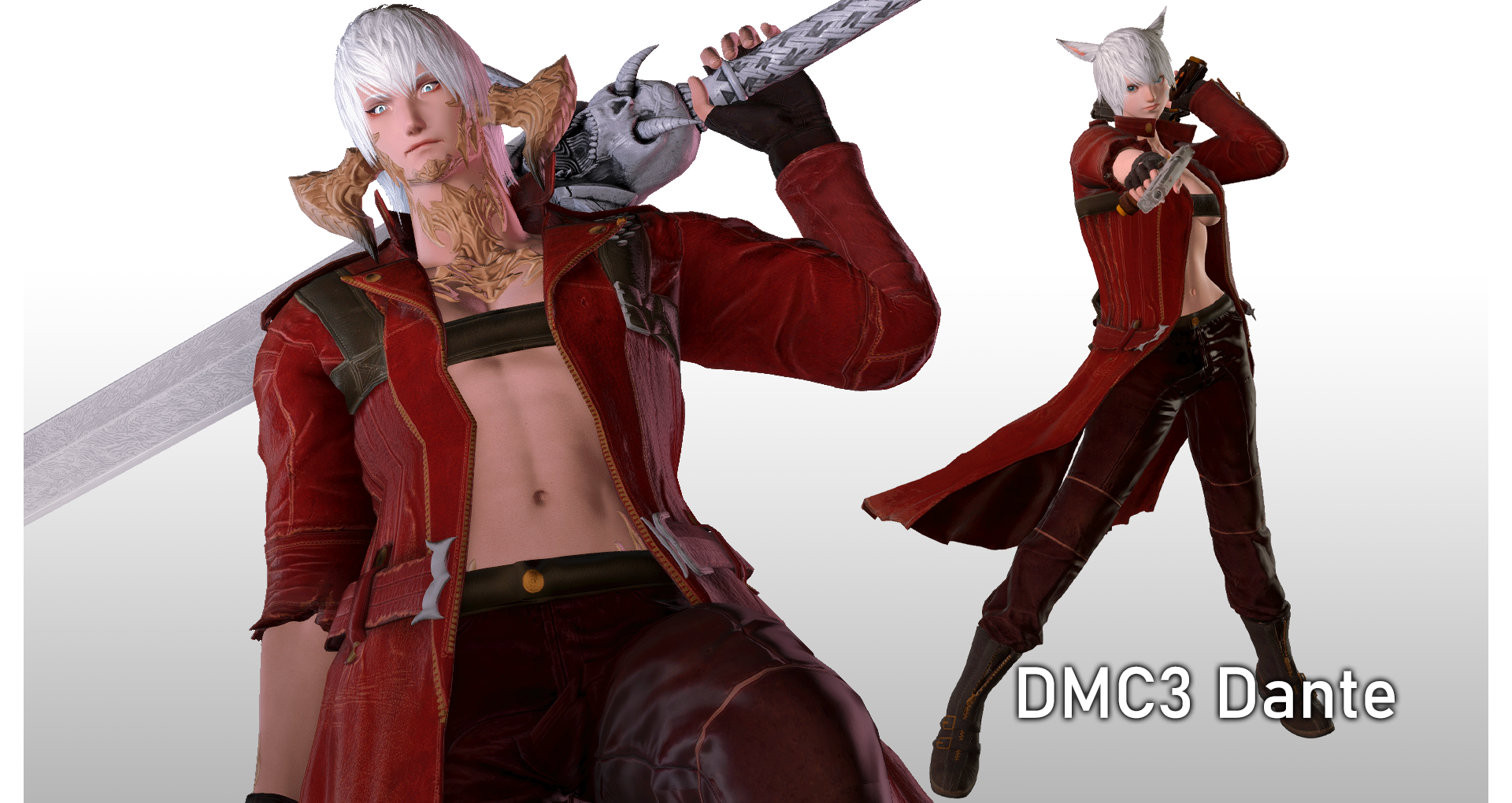 DMC3 Dante - The Glamour Dresser : Final Fantasy XIV Mods and More