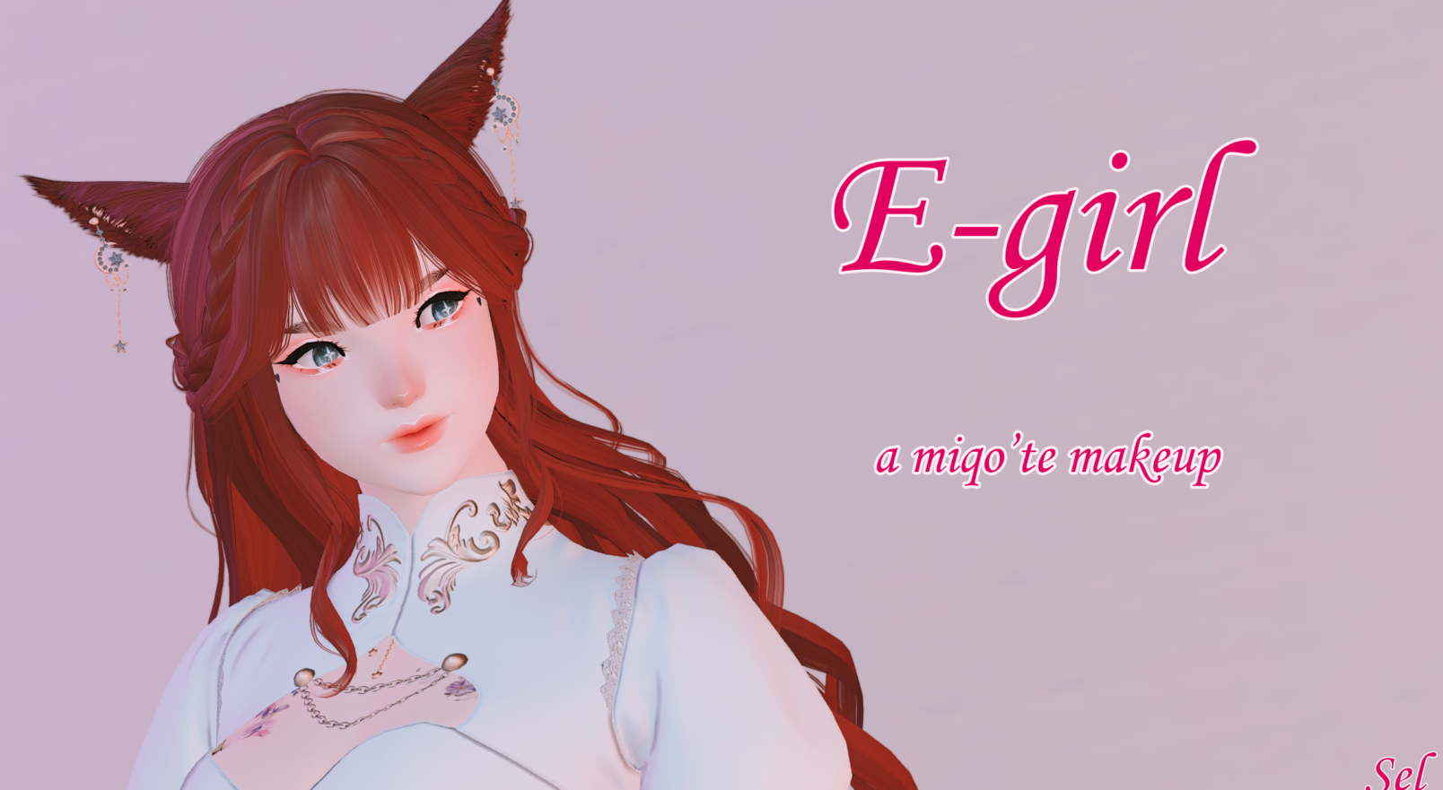 Sapphire Moon - Female Miqo'te Face 4 Makeup - The Glamour Dresser ...