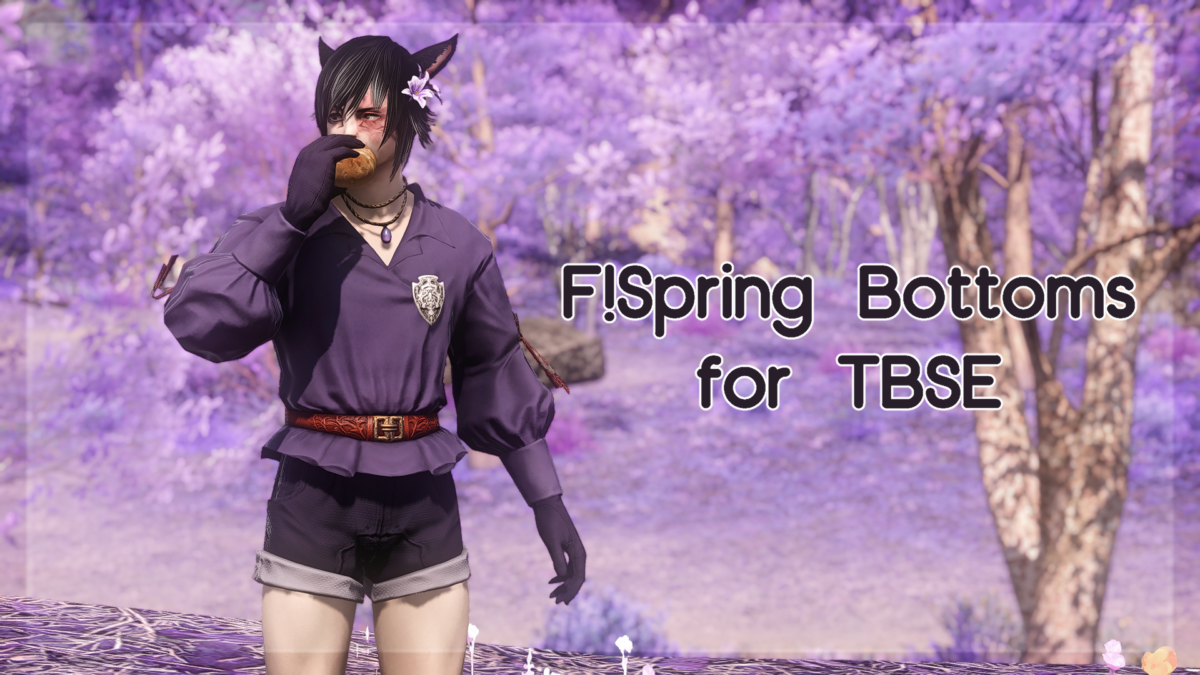 F!Spring Bottoms [TBSE] - The Glamour Dresser : Final Fantasy XIV Mods ...