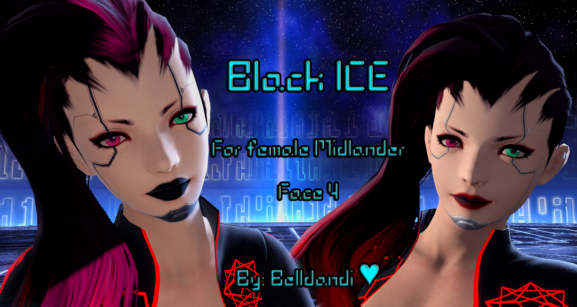 [Belldandi] Black ICE - The Glamour Dresser : Final Fantasy XIV Mods ...
