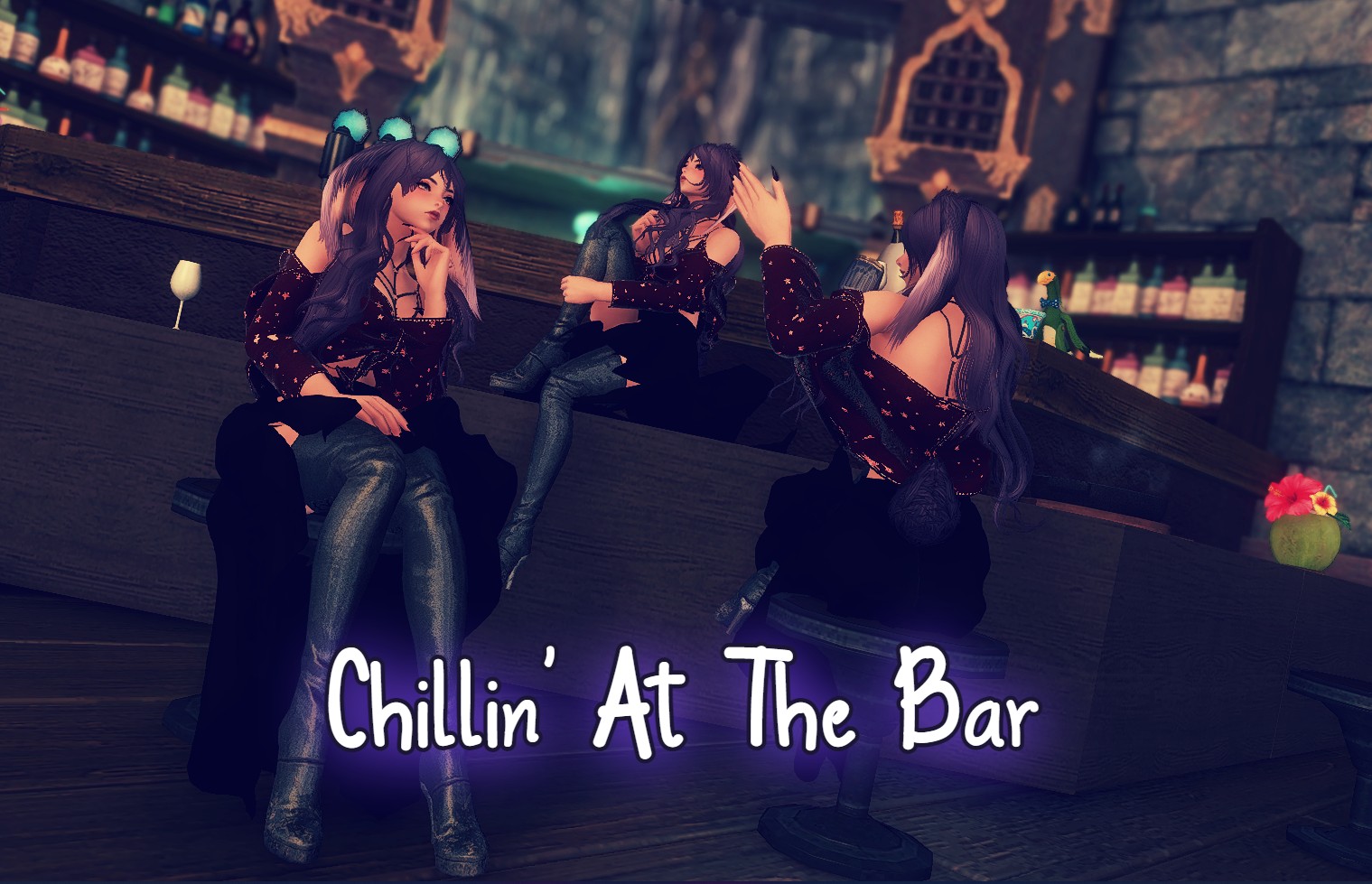 Chillin At The Bar - The Glamour Dresser : Final Fantasy XIV Mods and More