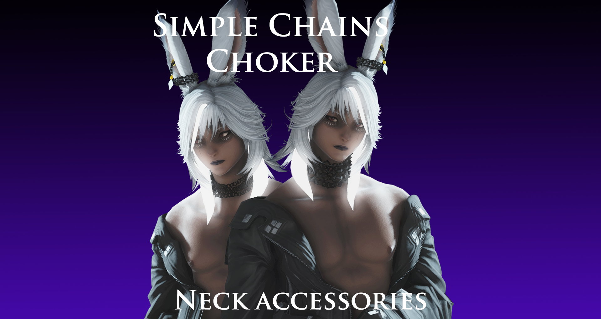 Simple Chains Choker - The Glamour Dresser : Final Fantasy XIV Mods and More