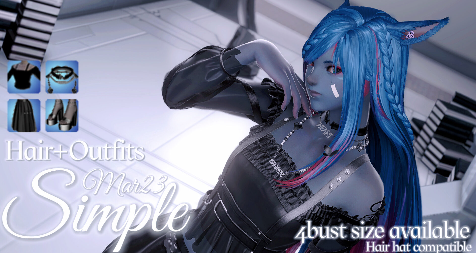 [Hair+Outfits]SimpleMar23 - The Glamour Dresser : Final Fantasy XIV ...
