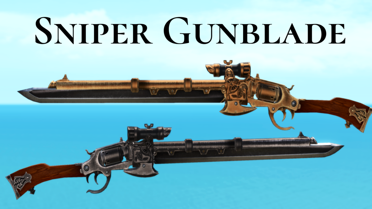 Sniper Gunblade – The Glamour Dresser