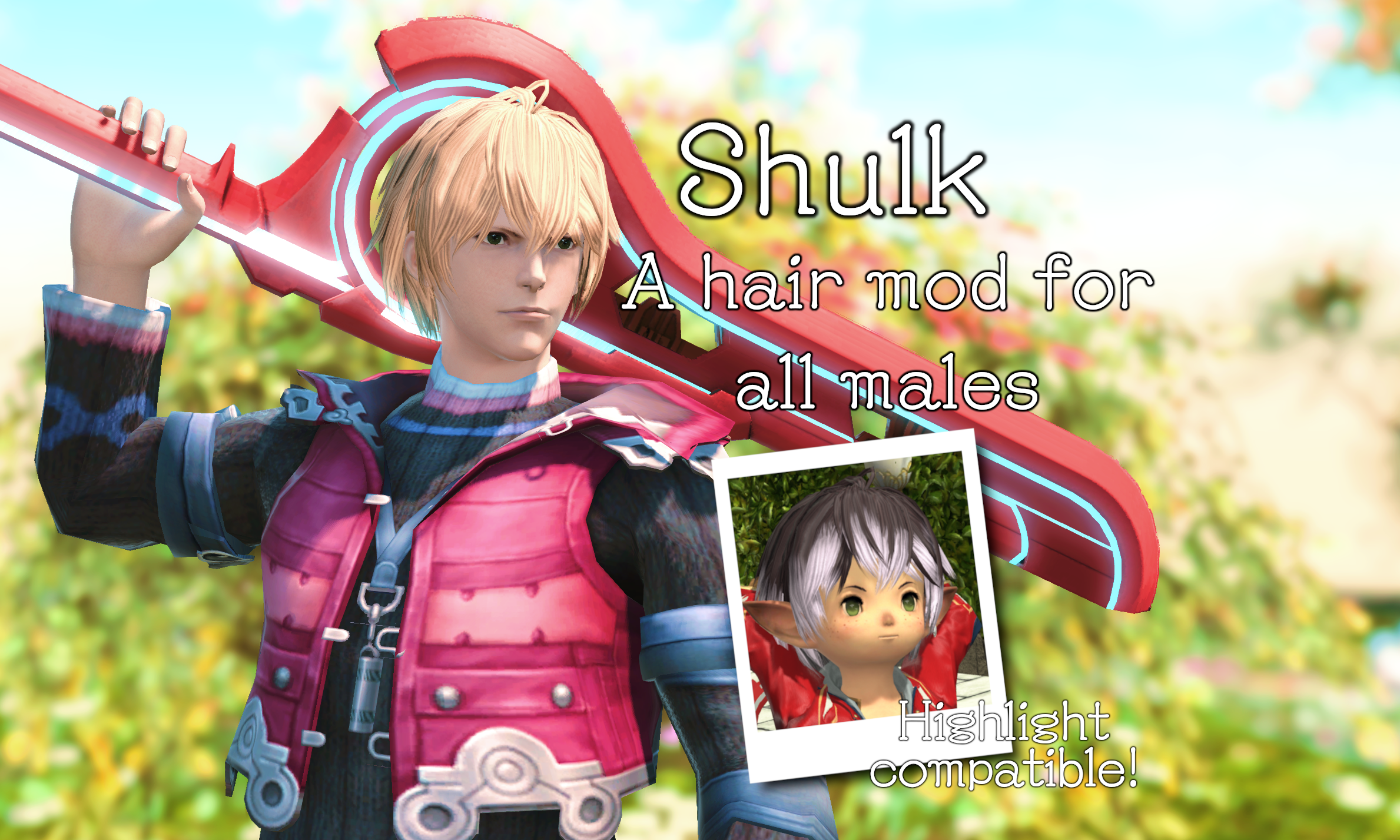Shulk hair for all M - The Glamour Dresser : Final Fantasy XIV Mods and ...