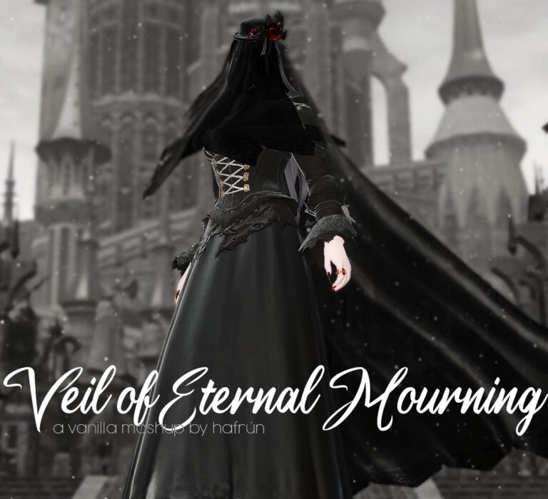 Veil Of Eternal Mourning Vanilla Mash Up The Glamour Dresser Final Fantasy Xiv Mods And More