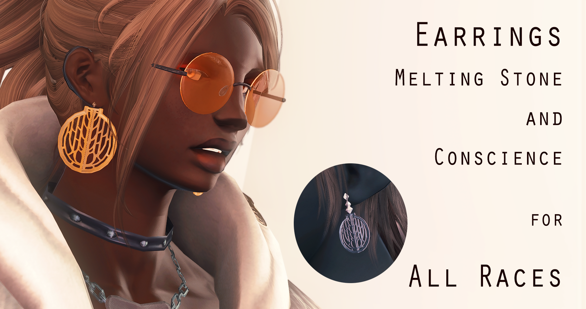 [N.N] Earring - Melting Stone and Conscience - The Glamour Dresser ...