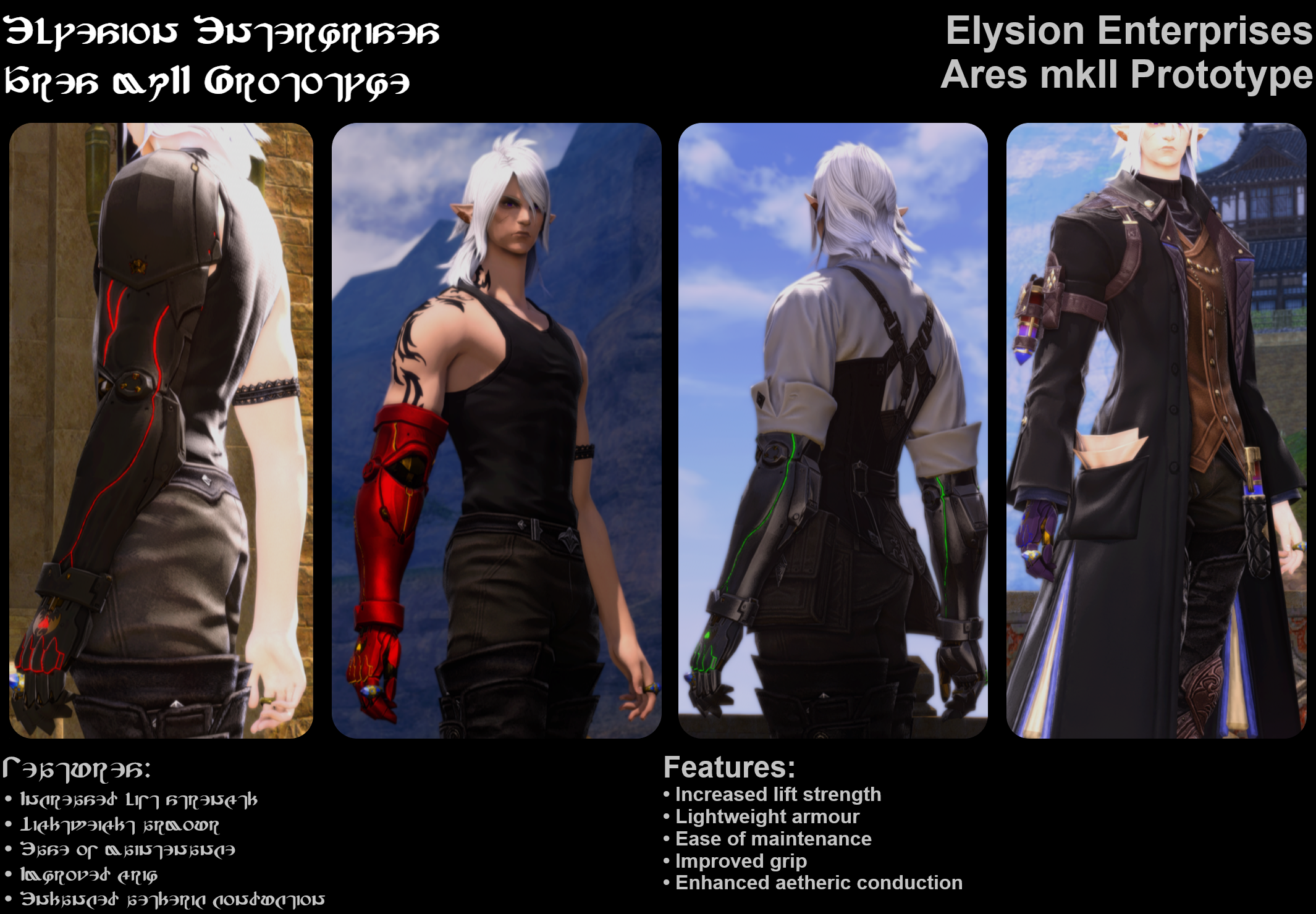 Ares mkII prototype magitek arm - The Glamour Dresser : Final Fantasy XIV Mods and More