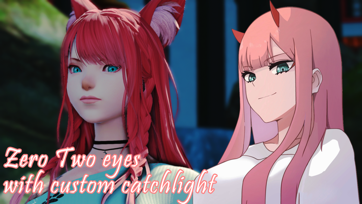 ZeroTwo Eyes with custom catchlight - The Glamour Dresser : Final ...