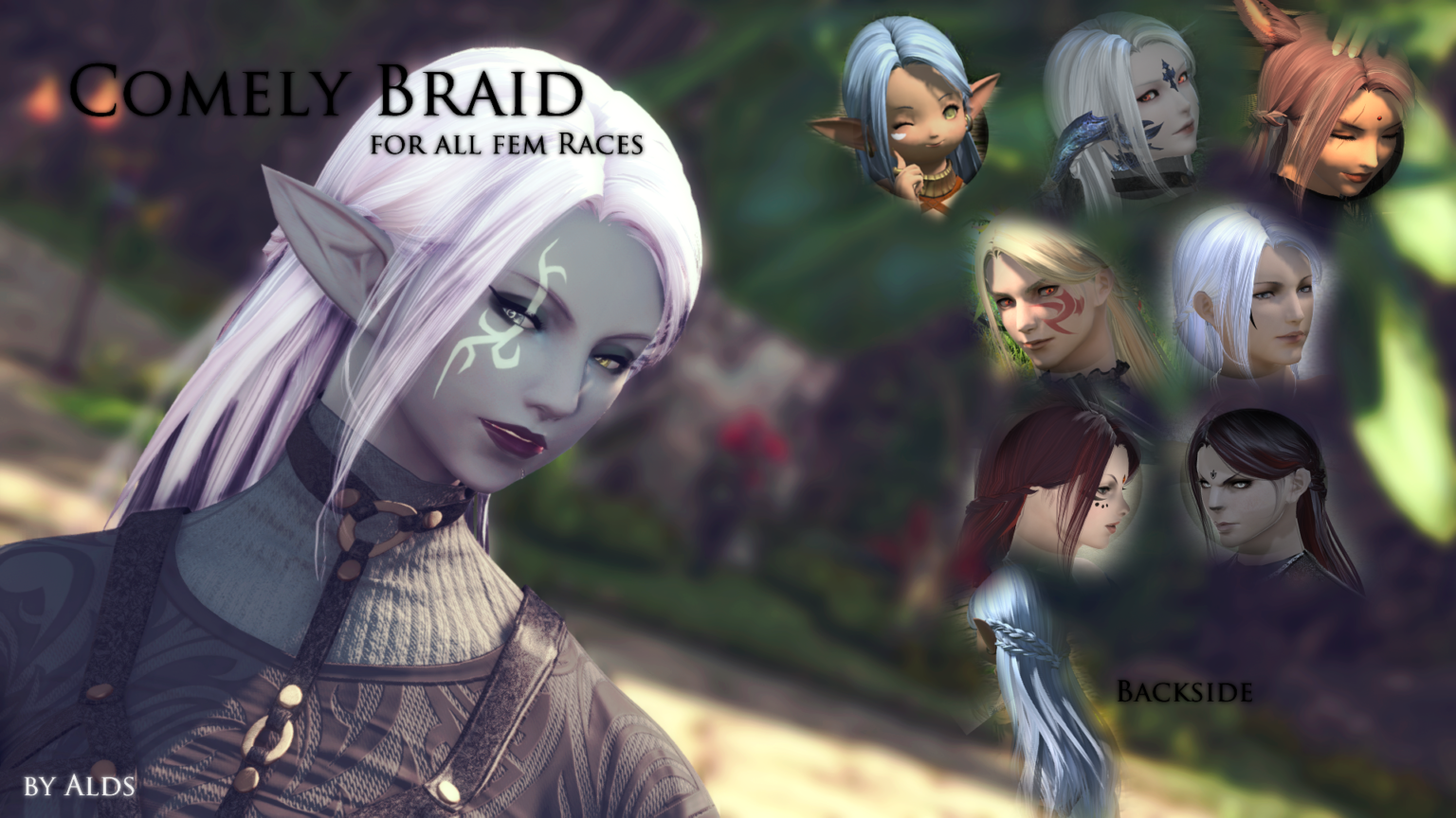 Comely Braid - The Glamour Dresser : Final Fantasy XIV Mods and More