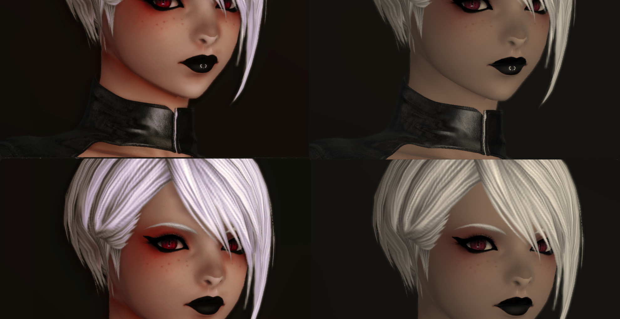 Vampira Makeup for Female Viera Face One - The Glamour Dresser : Final ...