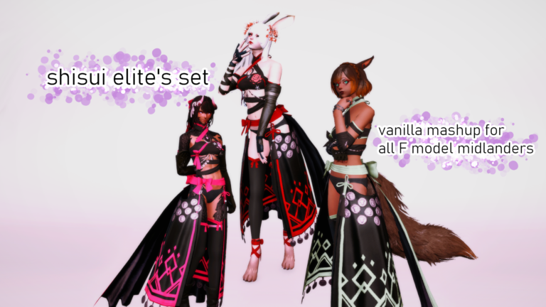 Shisui Elite's Set - The Glamour Dresser : Final Fantasy XIV Mods and More