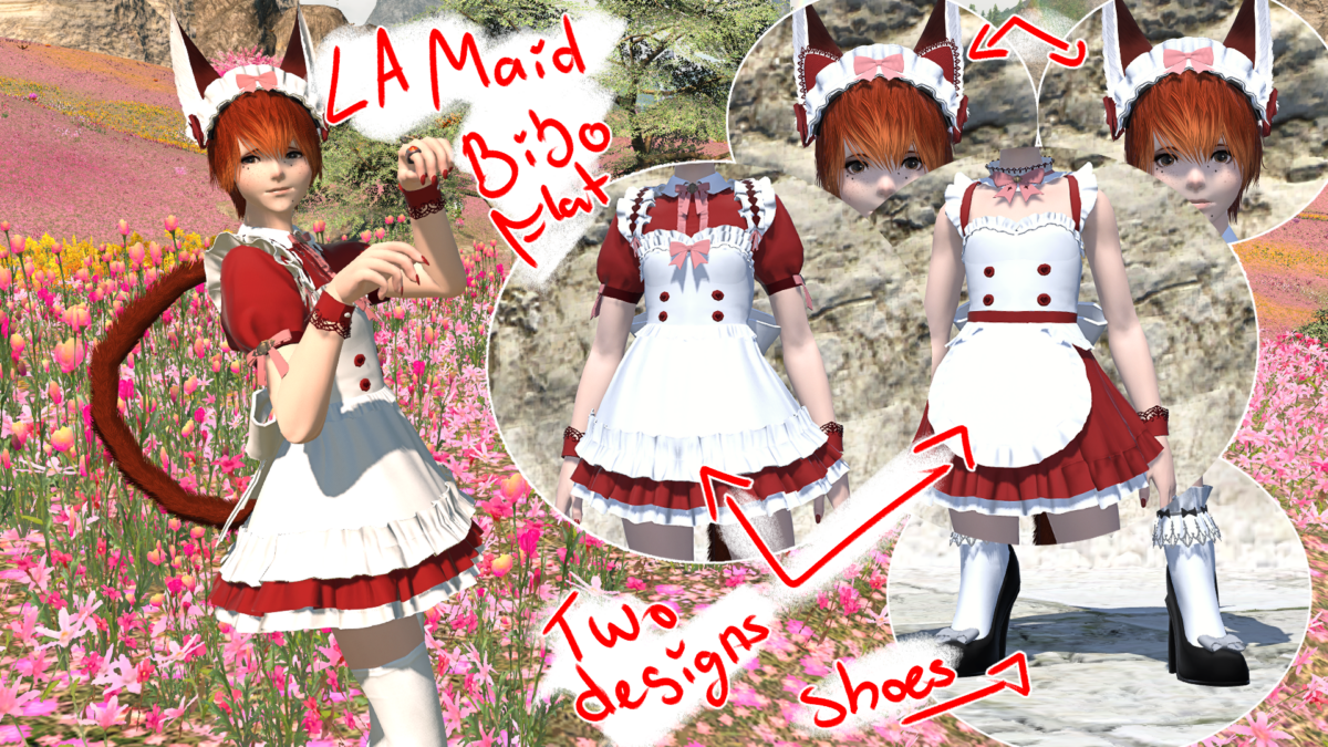 LA Maid - Bibo Flat - The Glamour Dresser : Final Fantasy XIV Mods and More