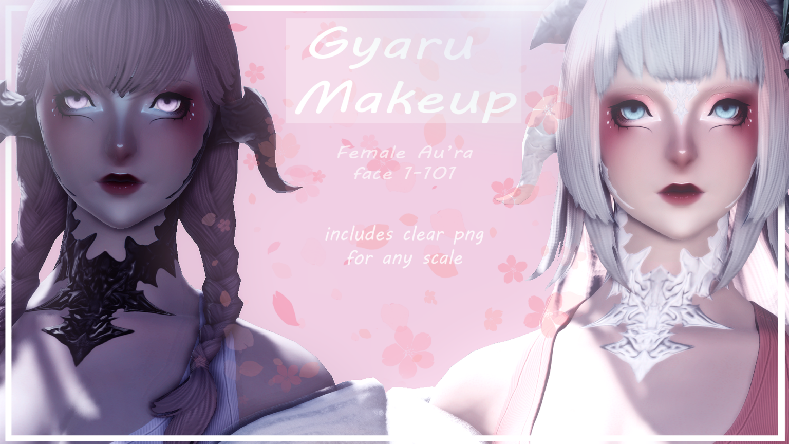 Gyaru Makeup - The Glamour Dresser : Final Fantasy XIV Mods and More