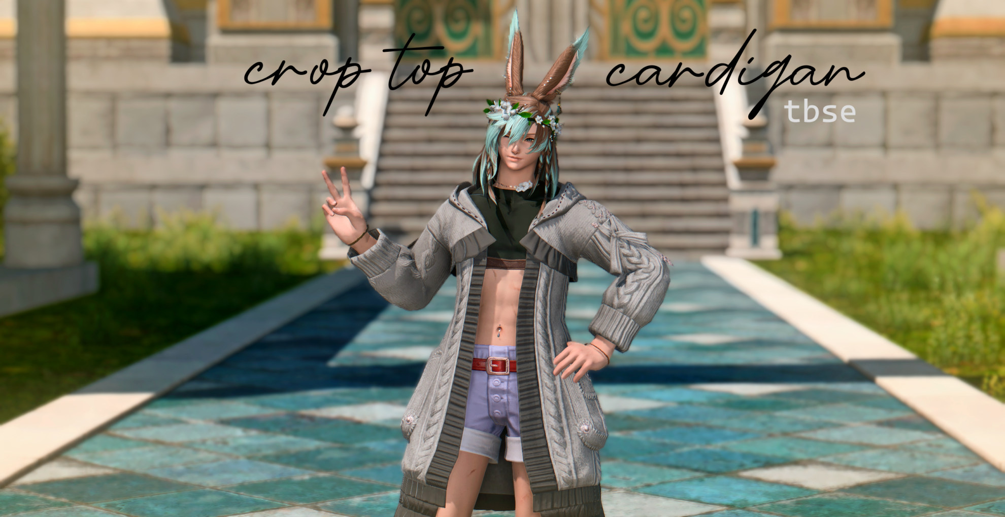crop top cardigan [tbse mashup] - The Glamour Dresser : Final Fantasy ...