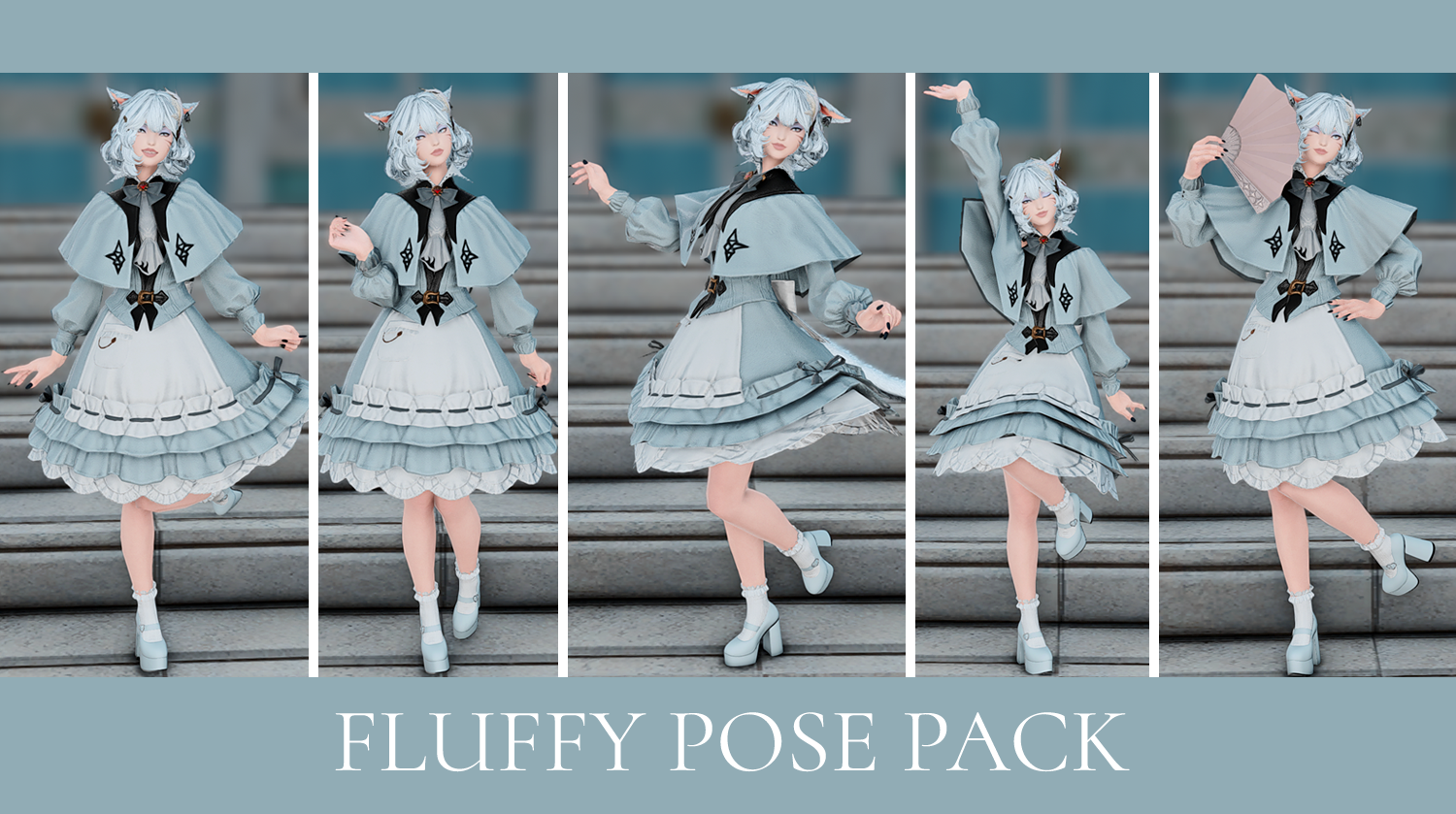 [Amane] Fluffy Pose Pack - The Glamour Dresser