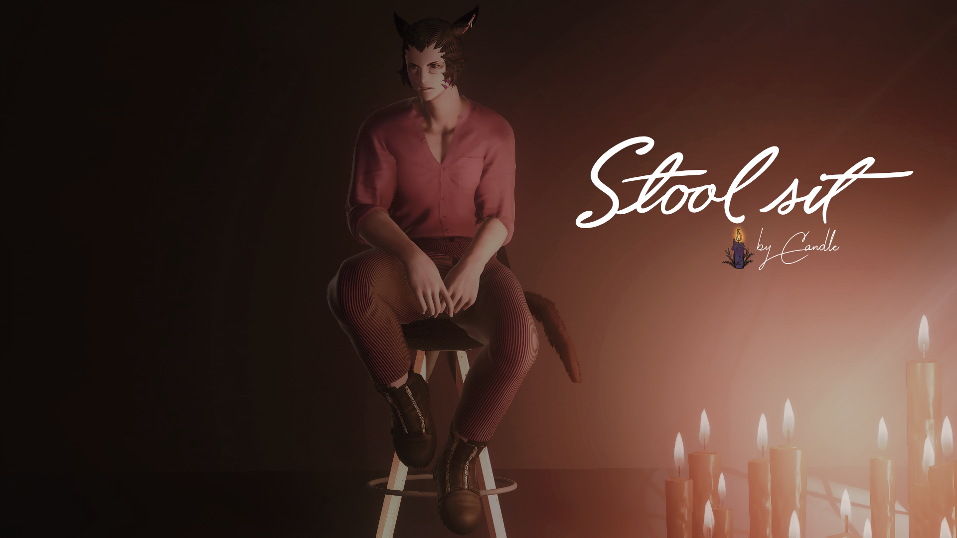 Stool sit pose - The Glamour Dresser : Final Fantasy XIV Mods and More