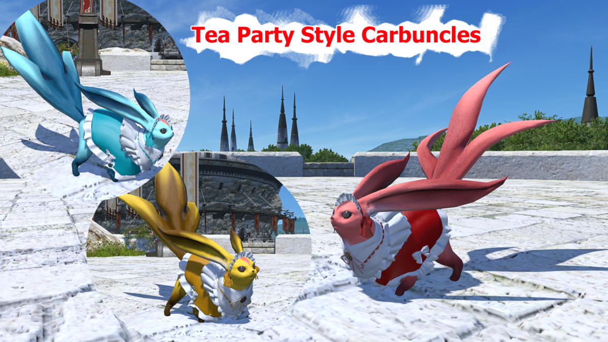 Tea Party Style Carbuncles - The Glamour Dresser : Final Fantasy XIV ...