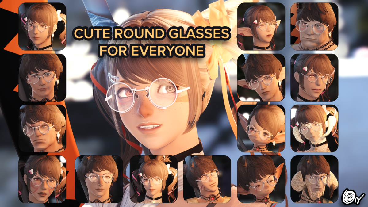 [Cry] Cute Round Glasses [Everyone] - The Glamour Dresser : Final ...