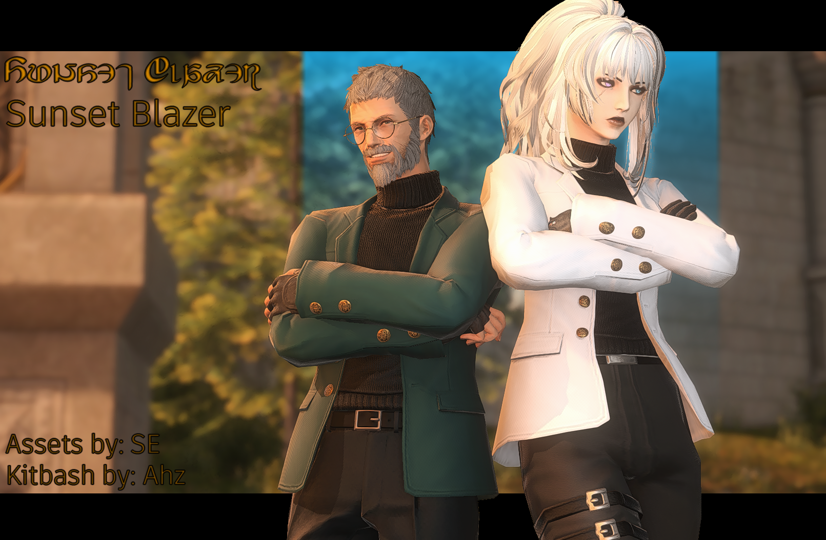 Sunset Blazer I Unisex I Vanilla - The Glamour Dresser : Final Fantasy XIV Mods and More
