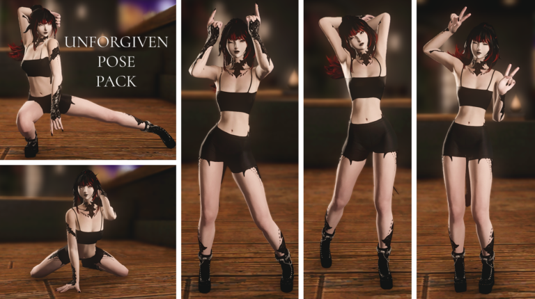 [Amane] Unforgiven Pose Pack - The Glamour Dresser : Final Fantasy XIV Mods and More