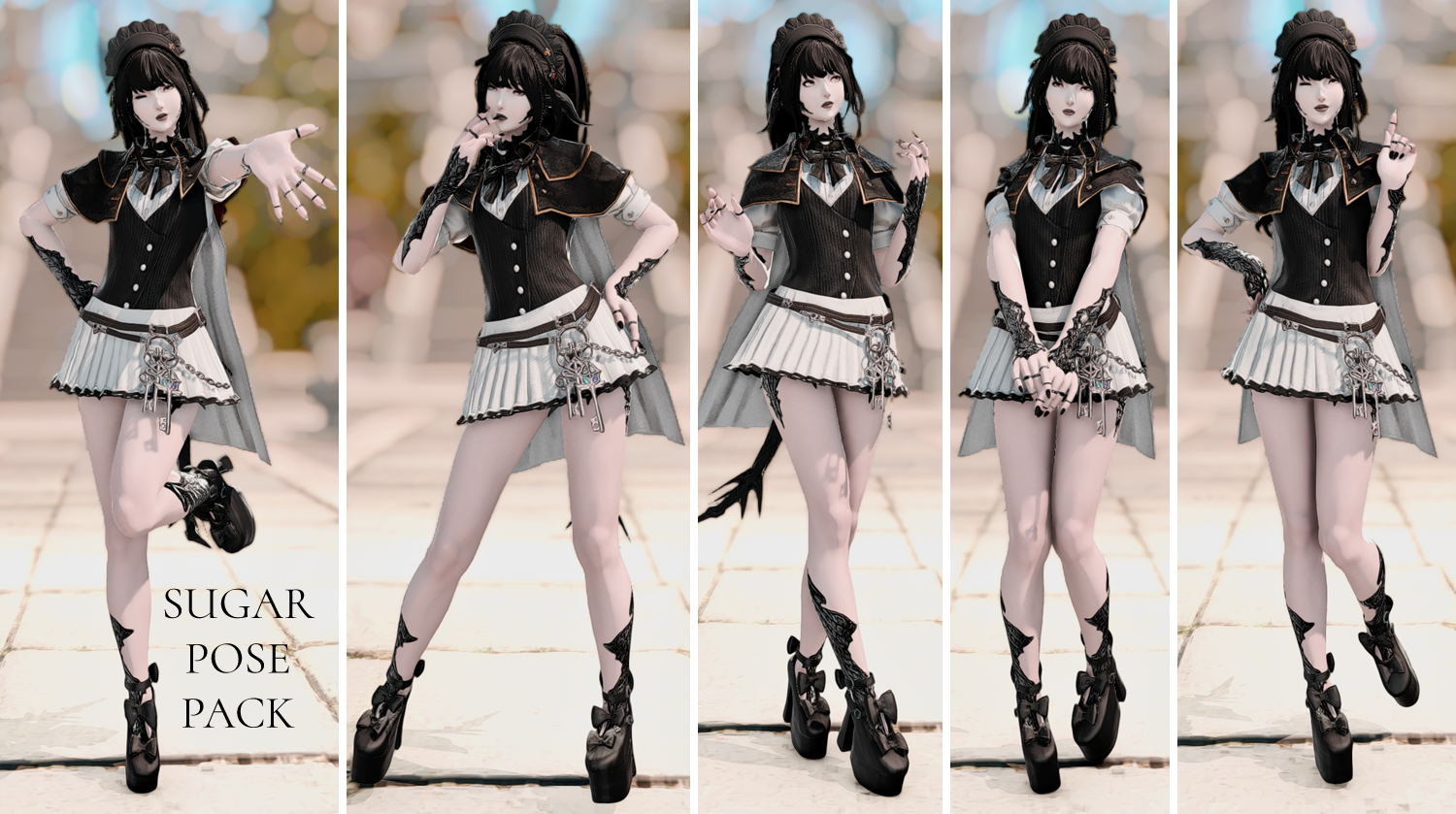 [Amane] Sugar Pose Pack - The Glamour Dresser : Final Fantasy XIV Mods and More