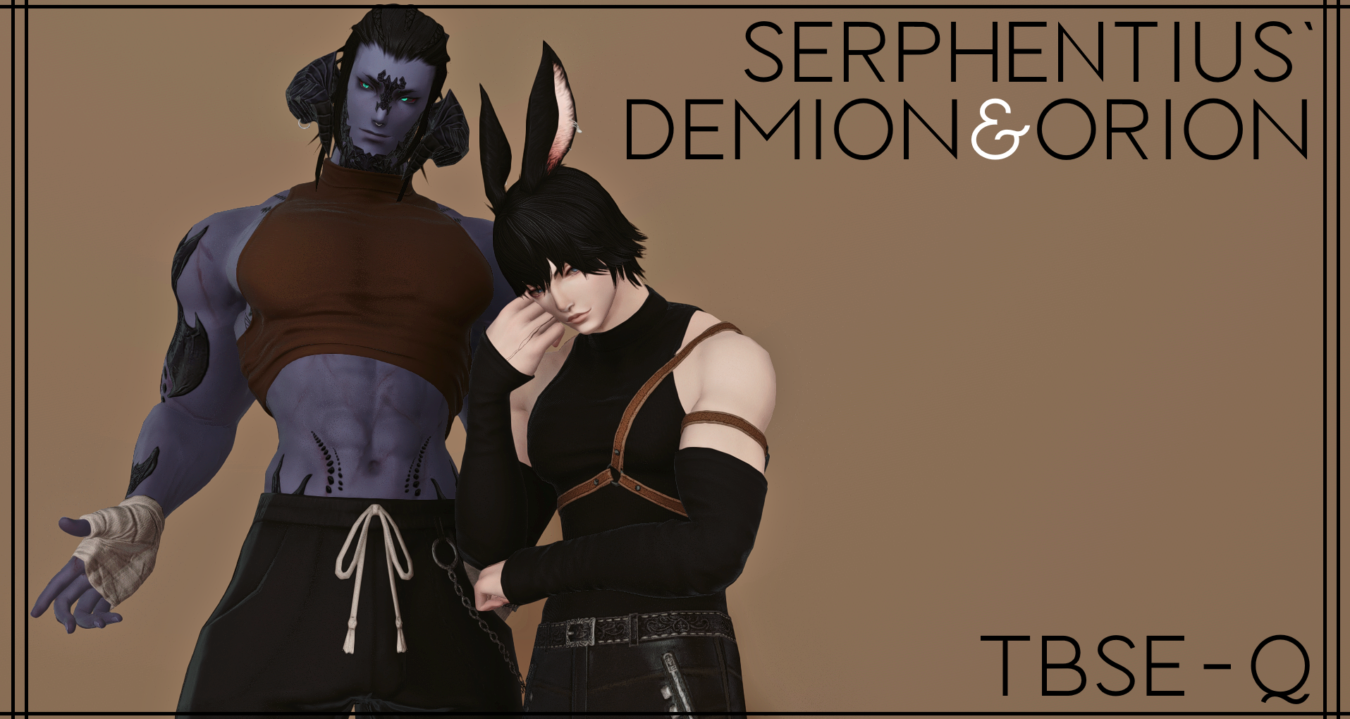 Demion & Orion - TBSE-Q - The Glamour Dresser : Final Fantasy XIV Mods and More