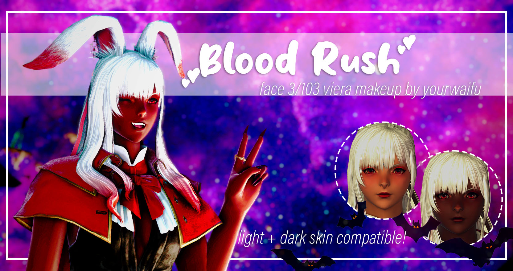 [waifu] Blood Rush - Makeup for Viera Face 3/103 - The Glamour Dresser ...