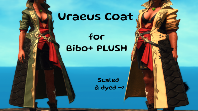 Uraeus Coat (Bibo+ PLUSH) - The Glamour Dresser : Final Fantasy XIV ...