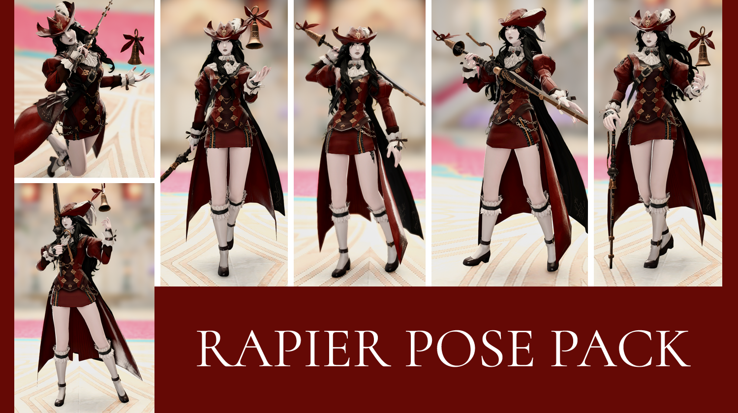 [Amane] Rapier Pose Pack - The Glamour Dresser