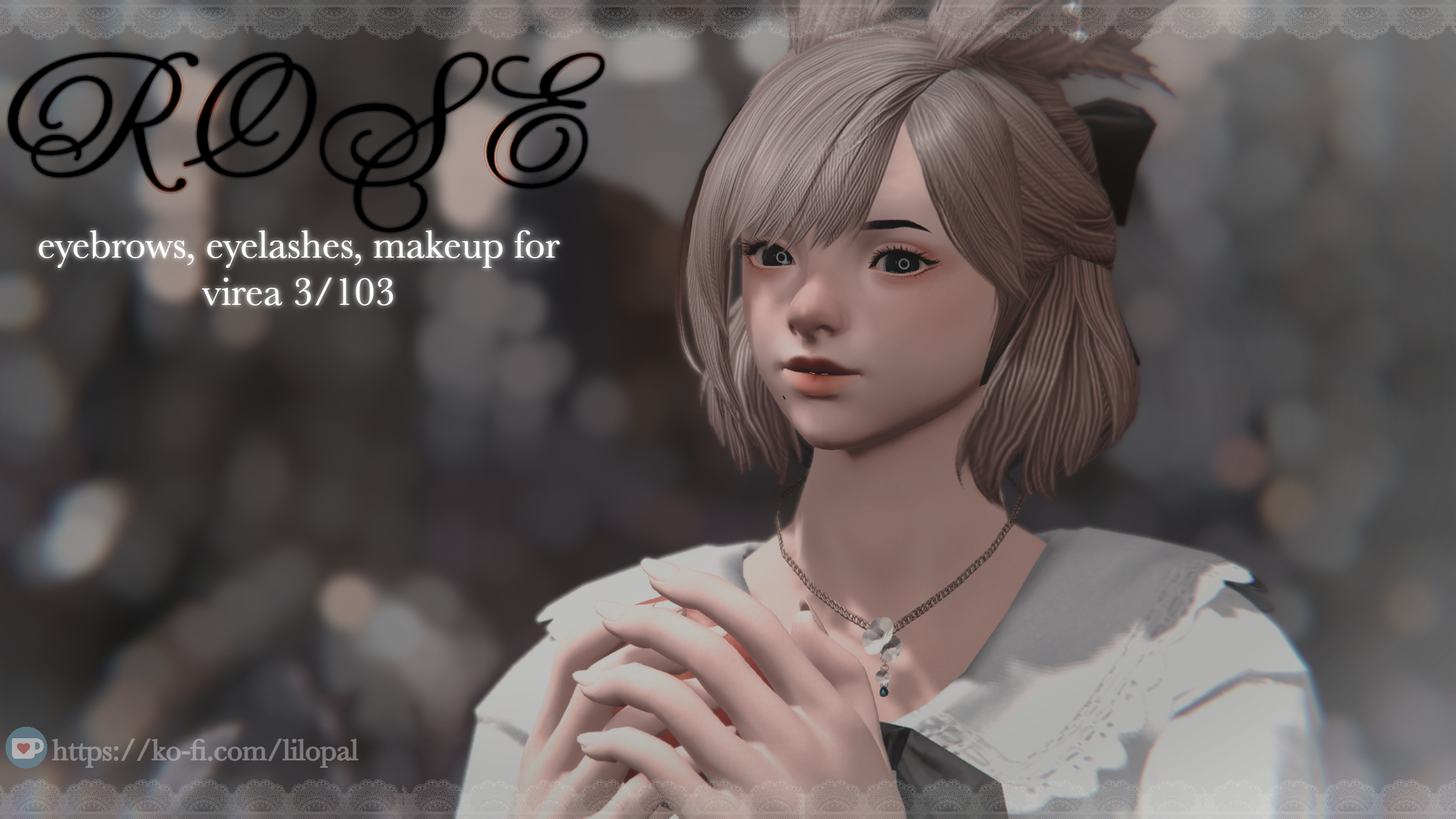 [ROSE] eyebrows, eyelashes, makeup for viera 3/103 - The Glamour ...