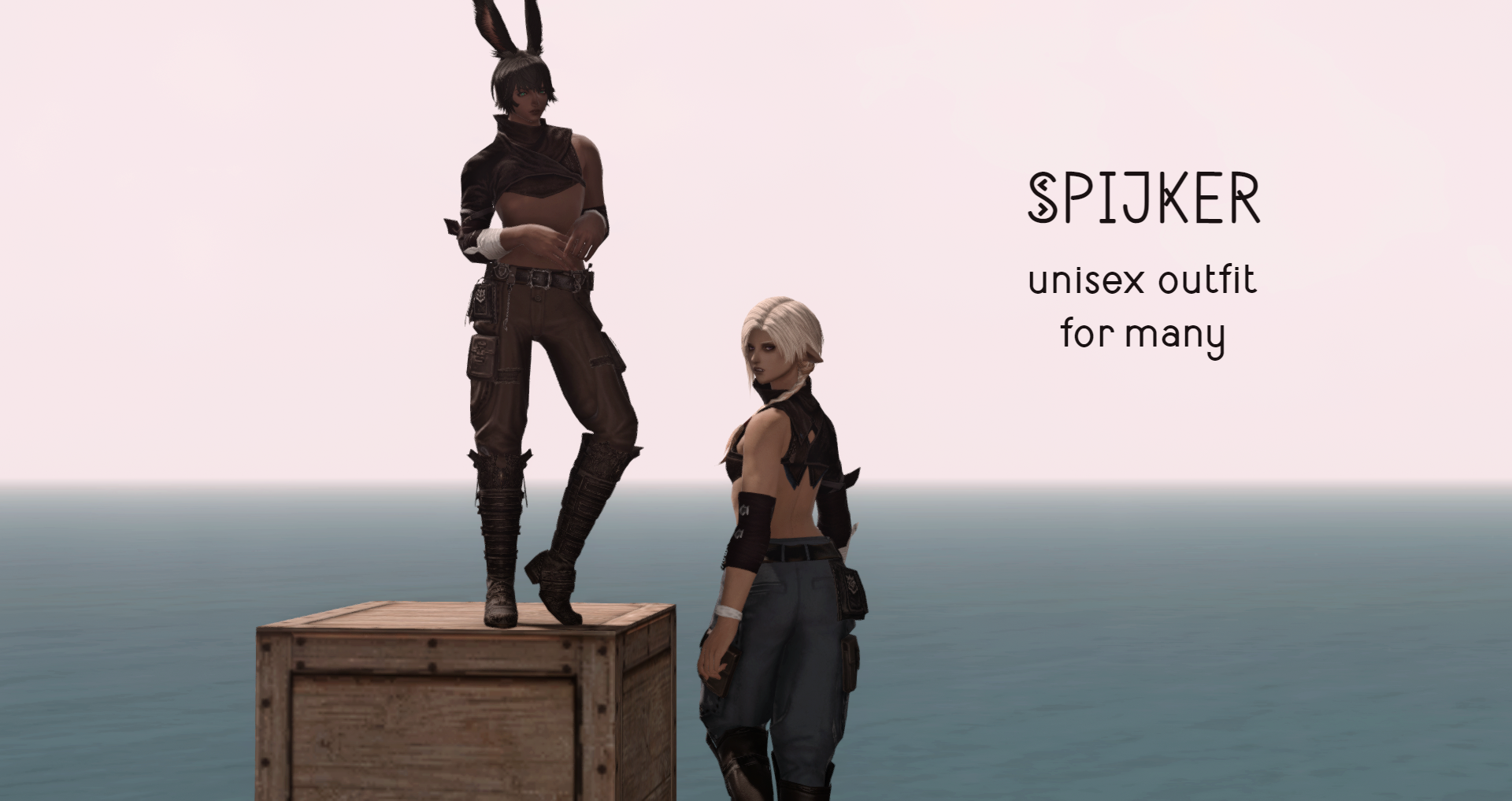 spijker - unisex outfit - The Glamour Dresser : Final Fantasy XIV Mods ...