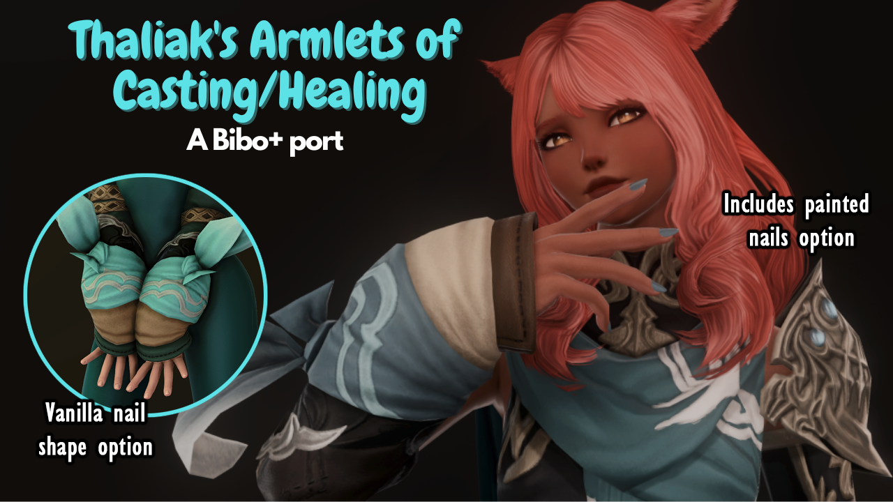 [FP] Thaliak's Armlets of Casting&Healing - Bibo+ - The Glamour Dresser ...
