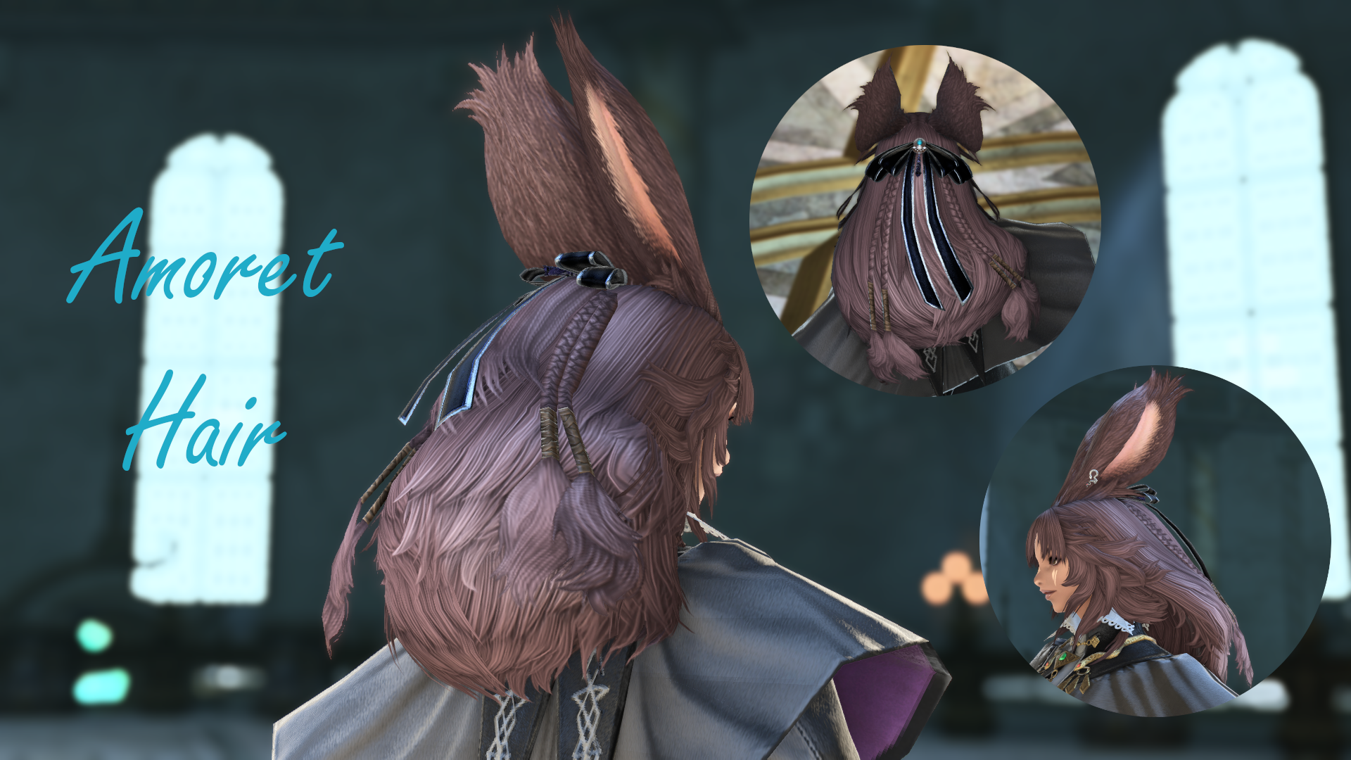 Amoret Hair - The Glamour Dresser : Final Fantasy XIV Mods and More