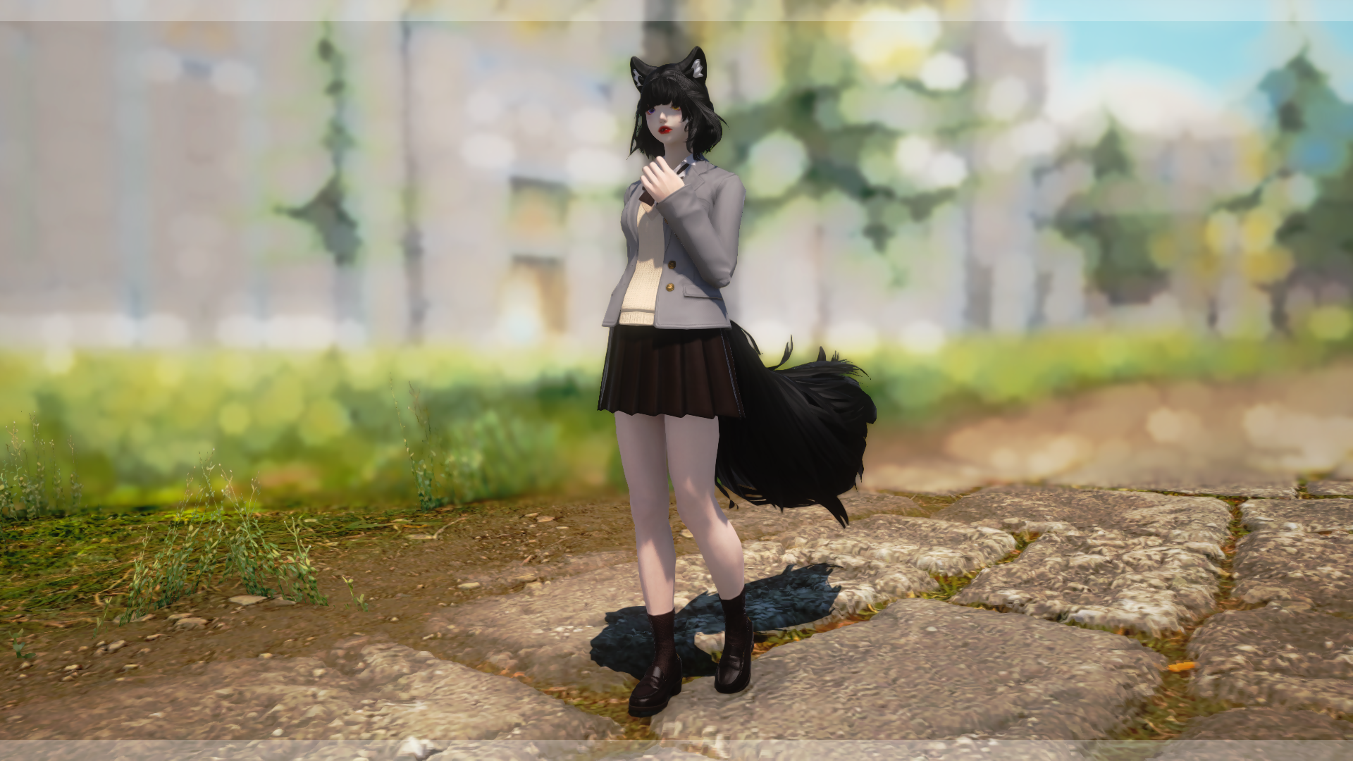 School Walk - The Glamour Dresser : Final Fantasy XIV Mods and More