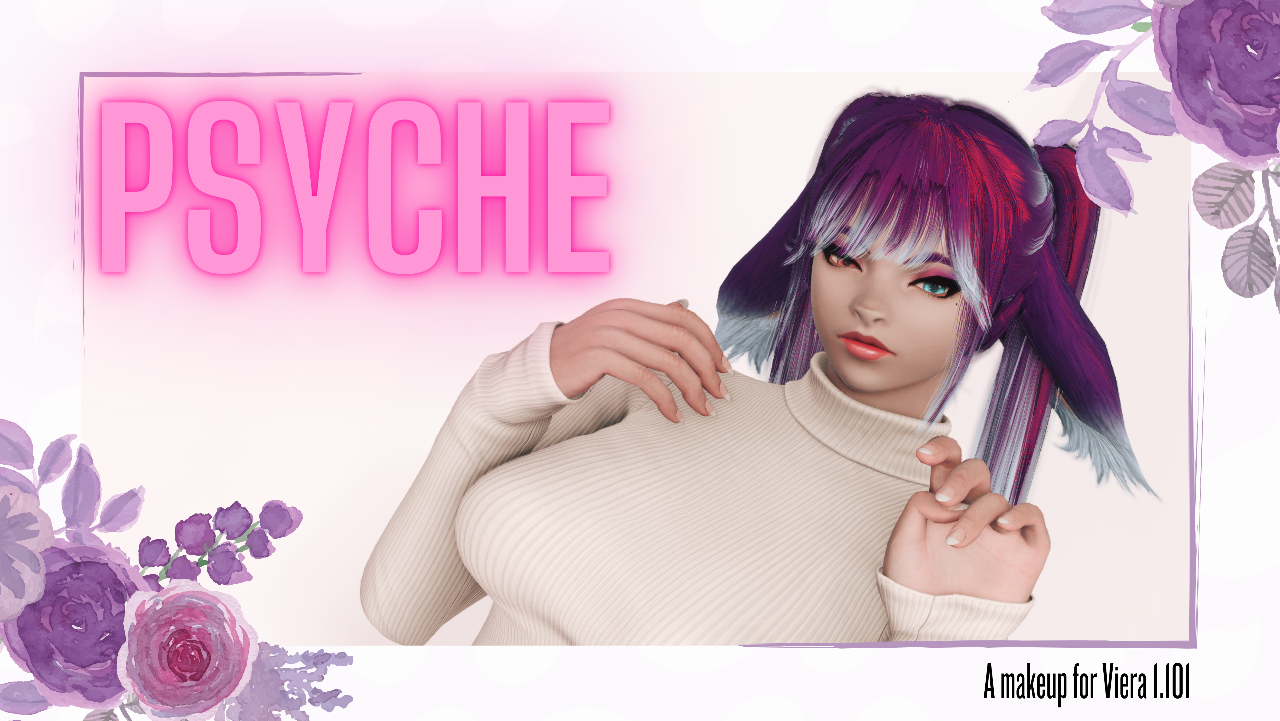 [AltBerry]【﻿Psyche】[Viera Face 1/101 Makeup] - The Glamour Dresser : Final Fantasy XIV Mods and More