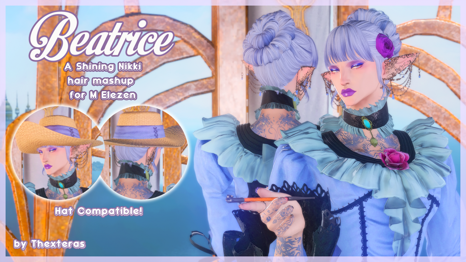 Beatrice [M Elezen] - The Glamour Dresser : Final Fantasy XIV Mods and More