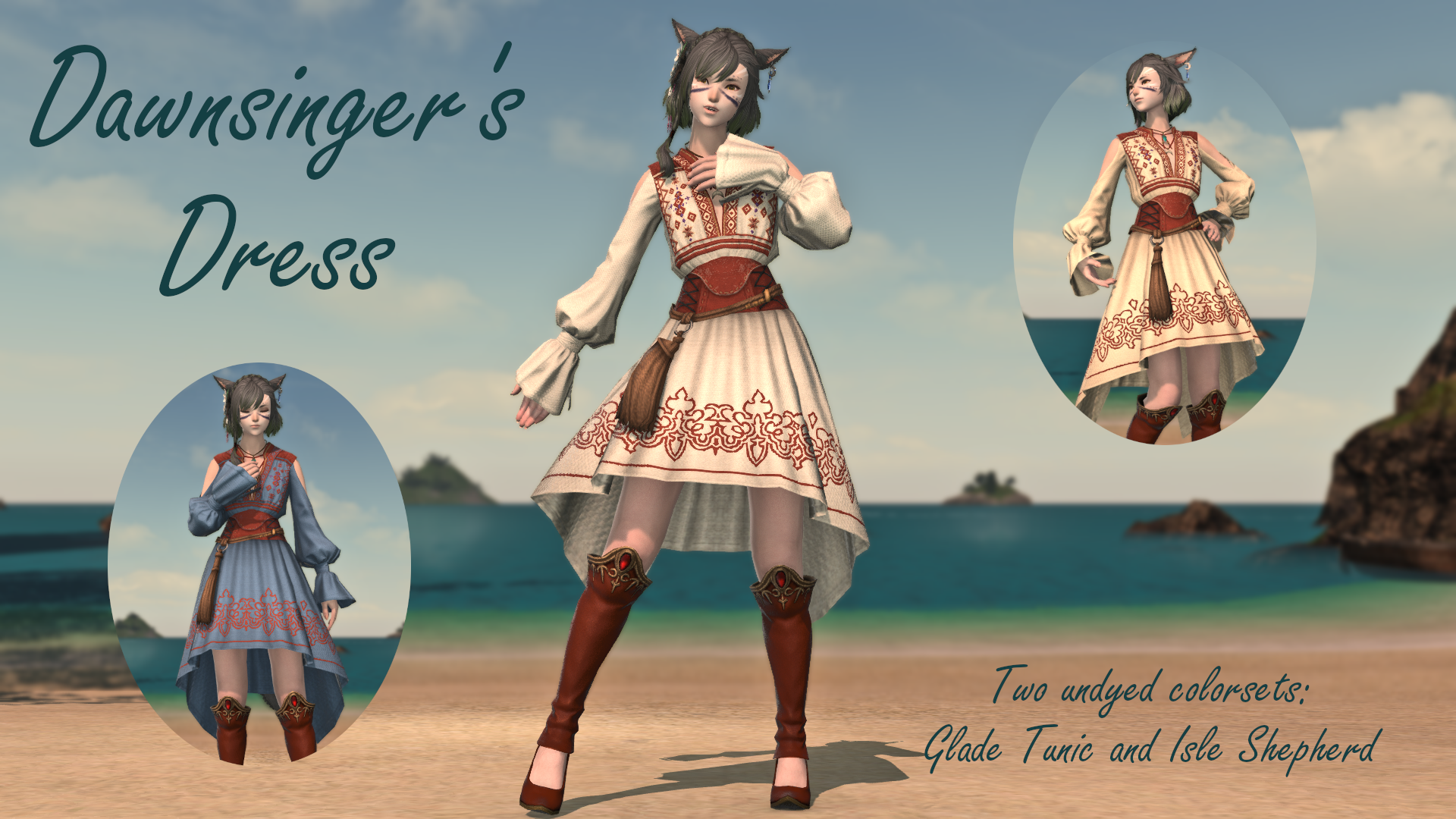 Dawnsinger's Dress - The Glamour Dresser : Final Fantasy XIV Mods and More