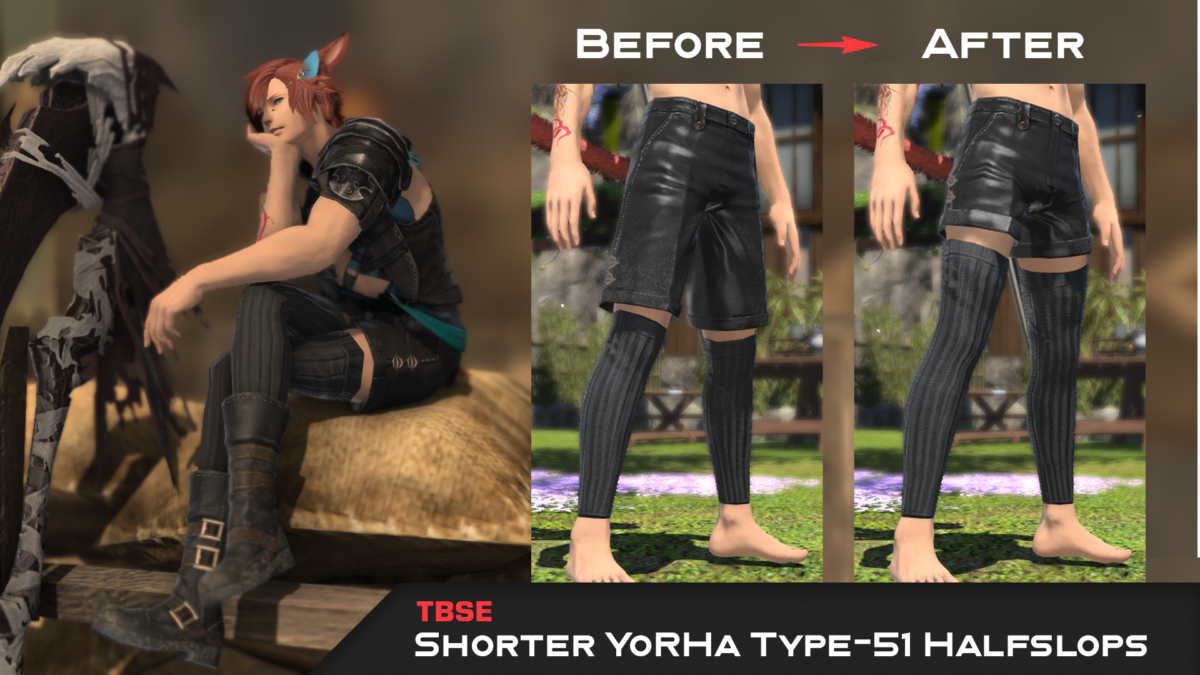 [TBSE] Shorter YoRHa Type-51 Halfslops - The Glamour Dresser : Final ...
