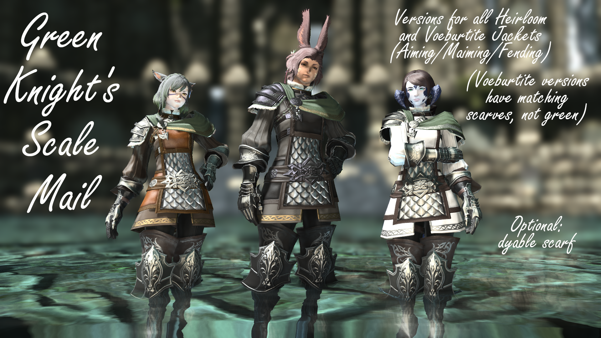 Green Knight's Scale Mail - The Glamour Dresser : Final Fantasy XIV ...