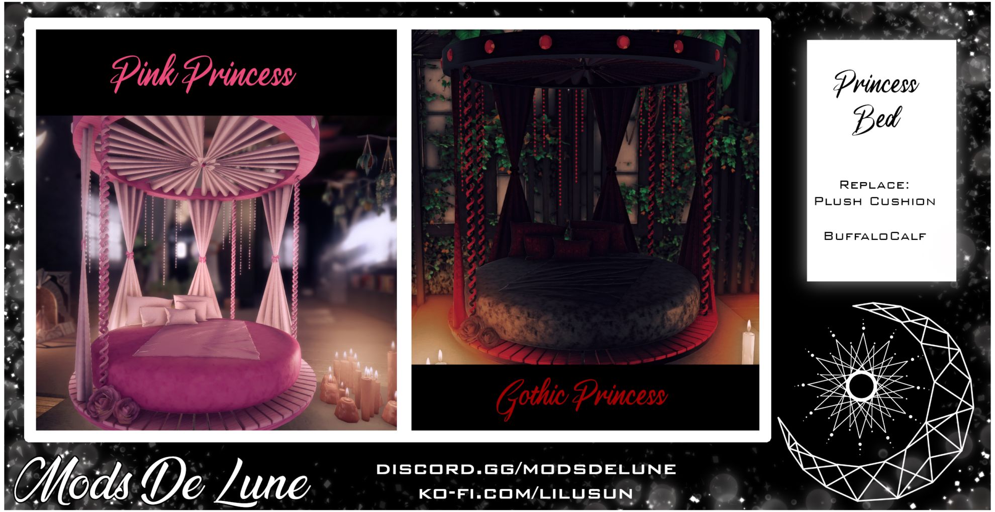 Princess Bed - The Glamour Dresser : Final Fantasy XIV Mods and More