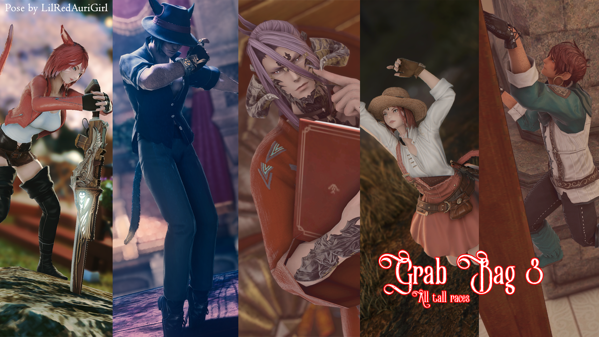 [LRAG] Grab Bag 3 - The Glamour Dresser : Final Fantasy XIV Mods and More