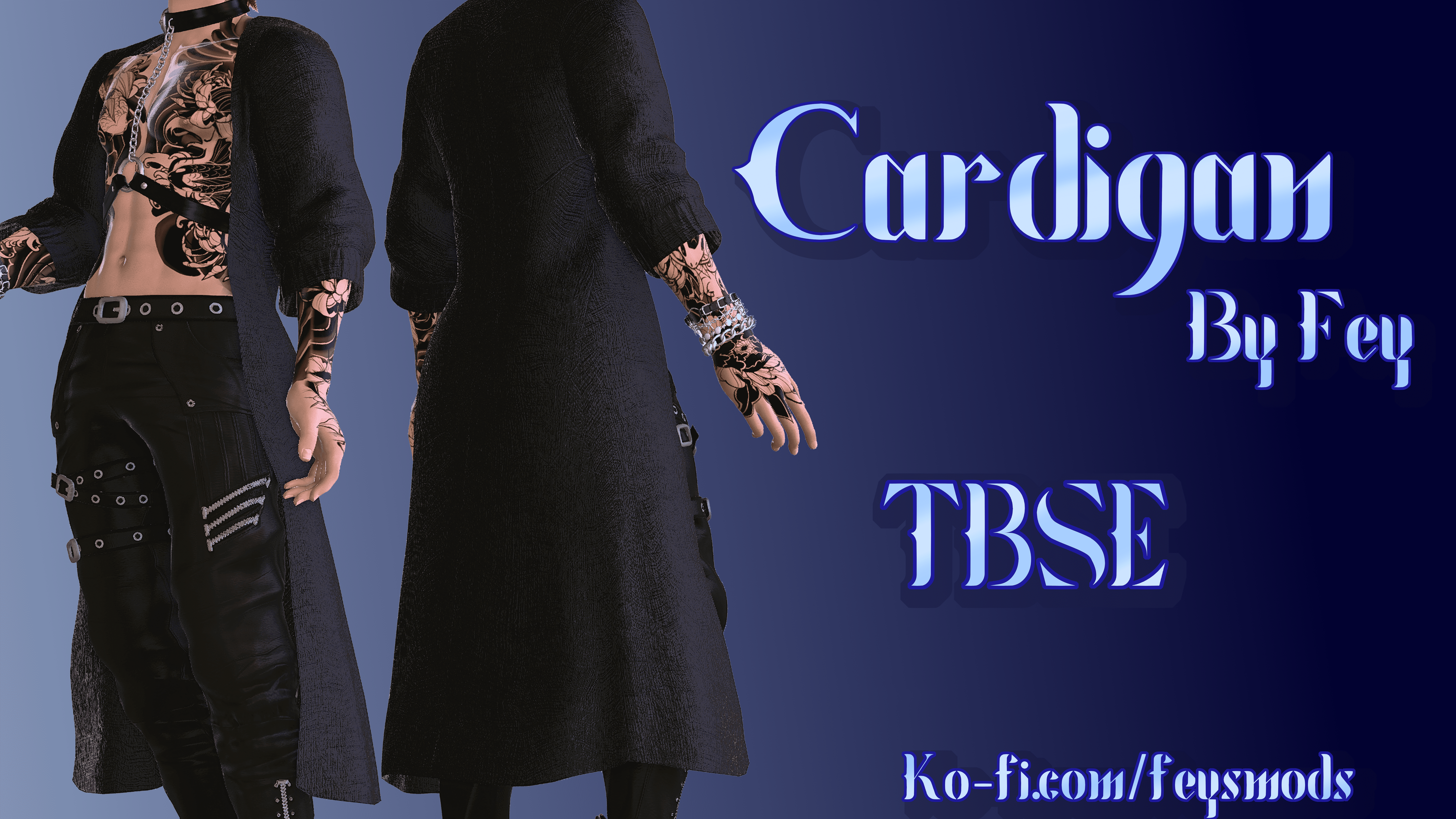 Fey´s Cardigan - Male - The Glamour Dresser : Final Fantasy XIV Mods ...
