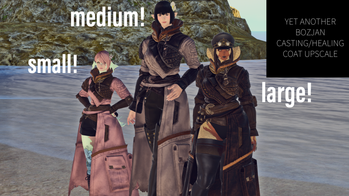 bozjan healing/casting coat upscale (YAB) - The Glamour Dresser