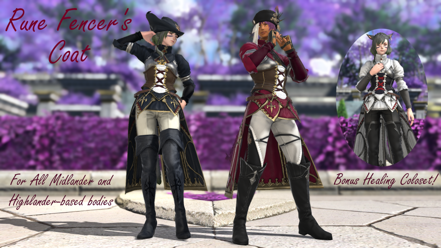 Rune Fencer's Coat - The Glamour Dresser : Final Fantasy XIV Mods and More